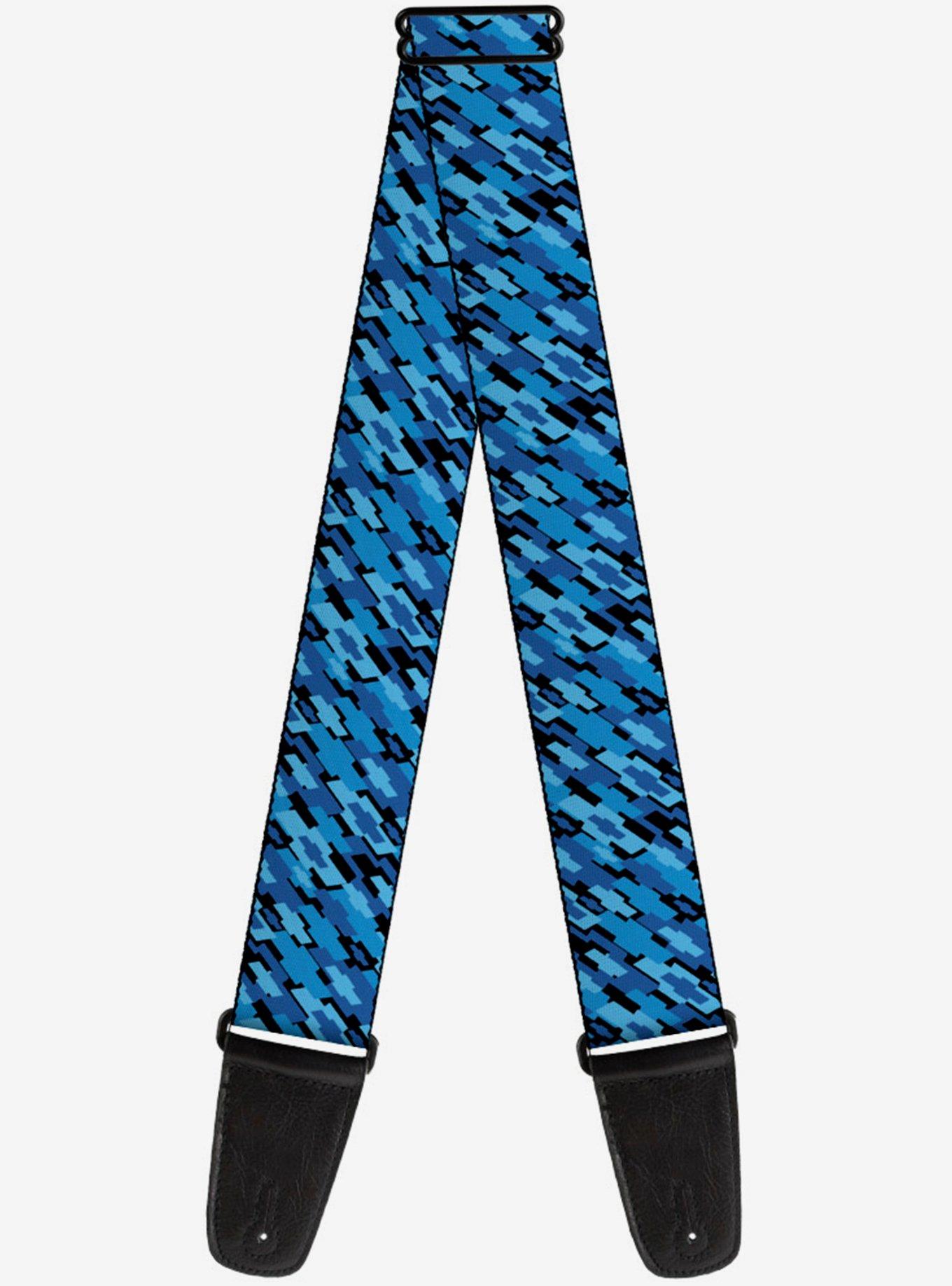 Diagonal Retro Chevy Bowtie Stacked Guitar Strap | BoxLunch