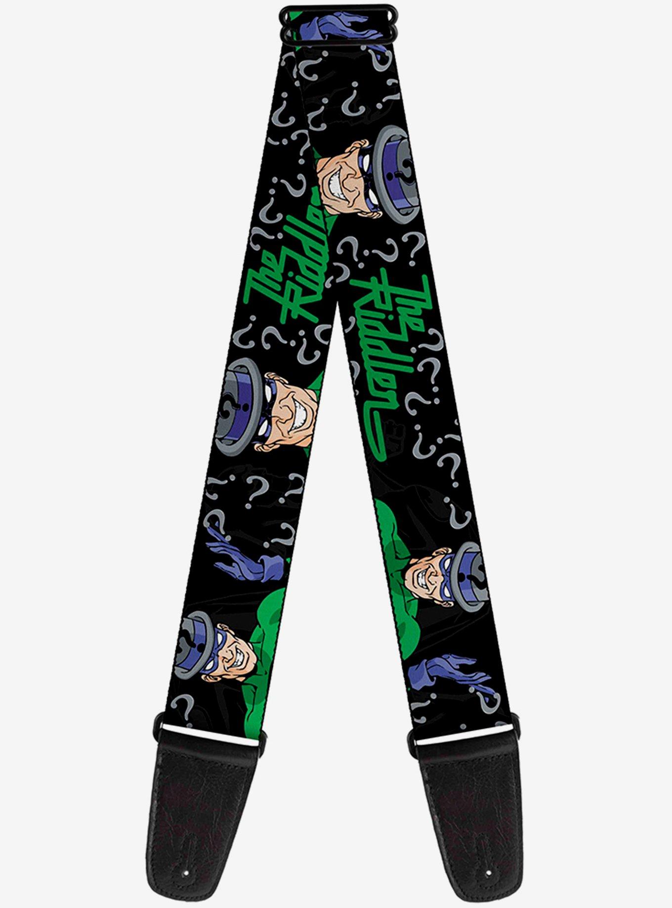 DC Comics Batman The Riddler Silhouette Guitar Strap | BoxLunch
