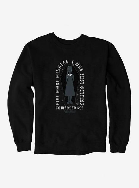 Wednesday Morgue Comfort Sweatshirt - BLACK | Hot Topic