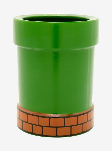 Super Mario Warp Pipe Pen & Plant Pot | Hot Topic
