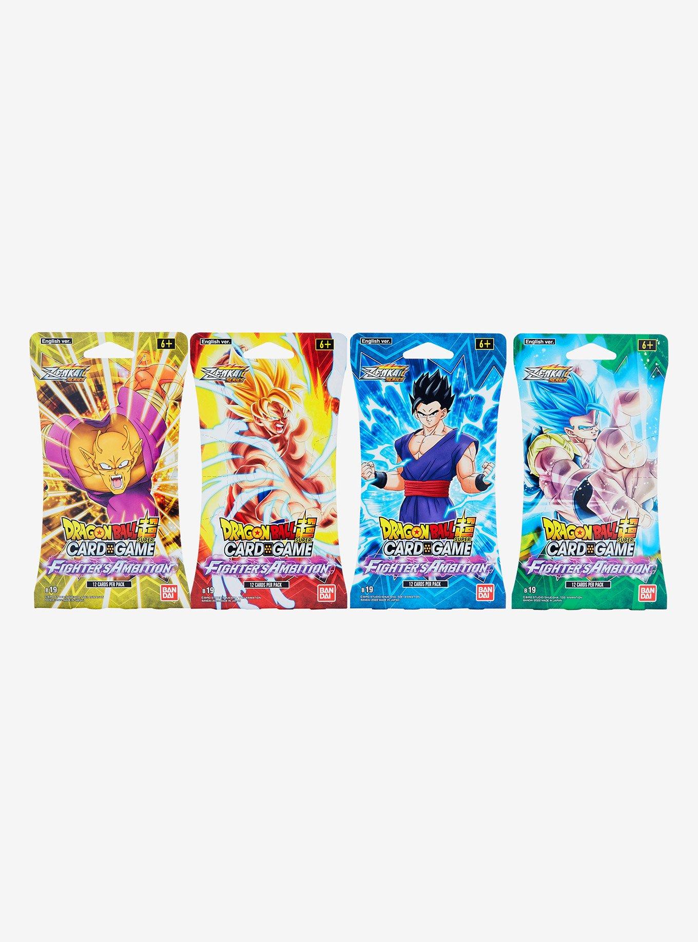 Dragon Ball Super Card Game Zenkai Series Fighter’s Ambition Booster Pack | BoxLunch