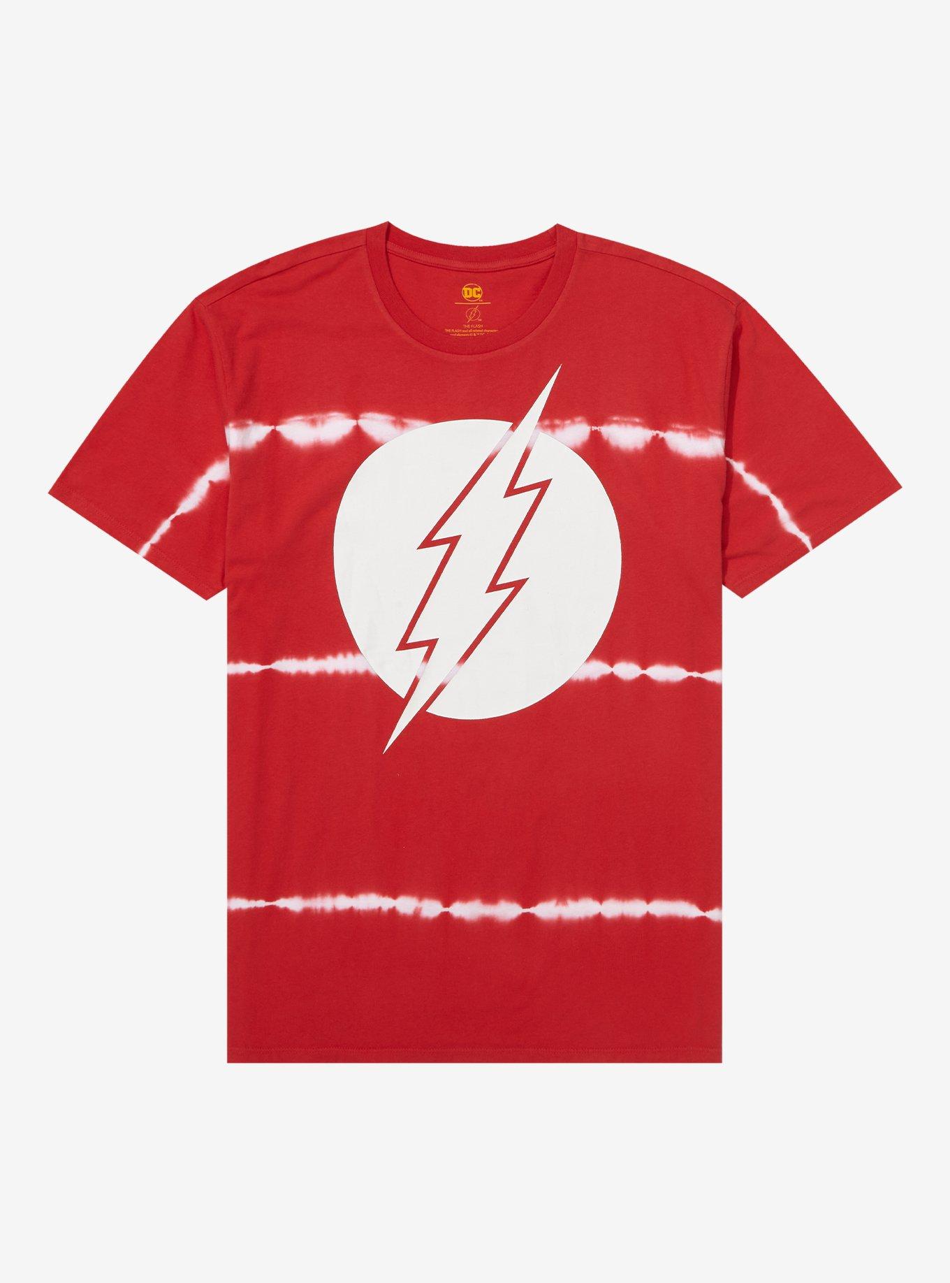 DC Comics The Flash Logo Linear Tie-Dye T-Shirt - BoxLunch Exclusive ...