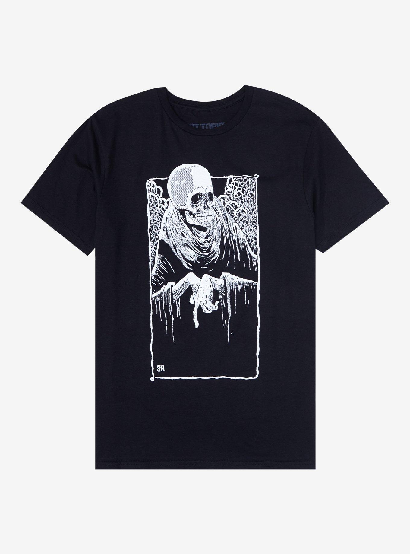 Down There Skeleton Tee By Sam Heimer | Hot Topic