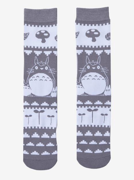 Studio Ghibli My Neighbor Totoro Mushroom Crew Socks | Hot Topic