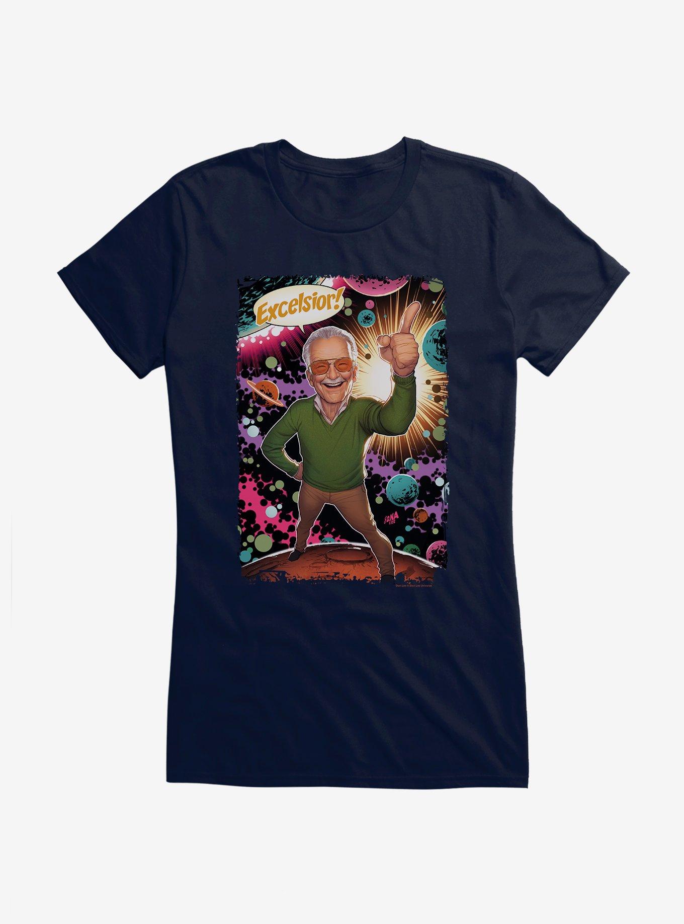 Stan Lee Universe Excelsior! Word Bubble Girls T-Shirt | Hot Topic
