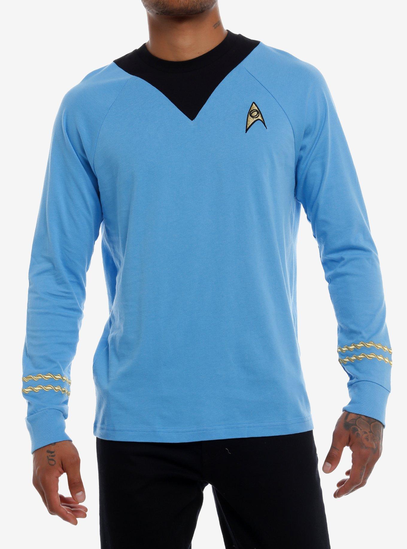 Our Universe Star Trek Blue Uniform Long-Sleeve T-Shirt Our Universe ...