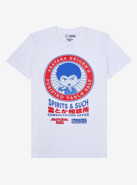 Mob Psycho 100 Aratake Reigen's Purified Table Salt T-Shirt | Hot Topic