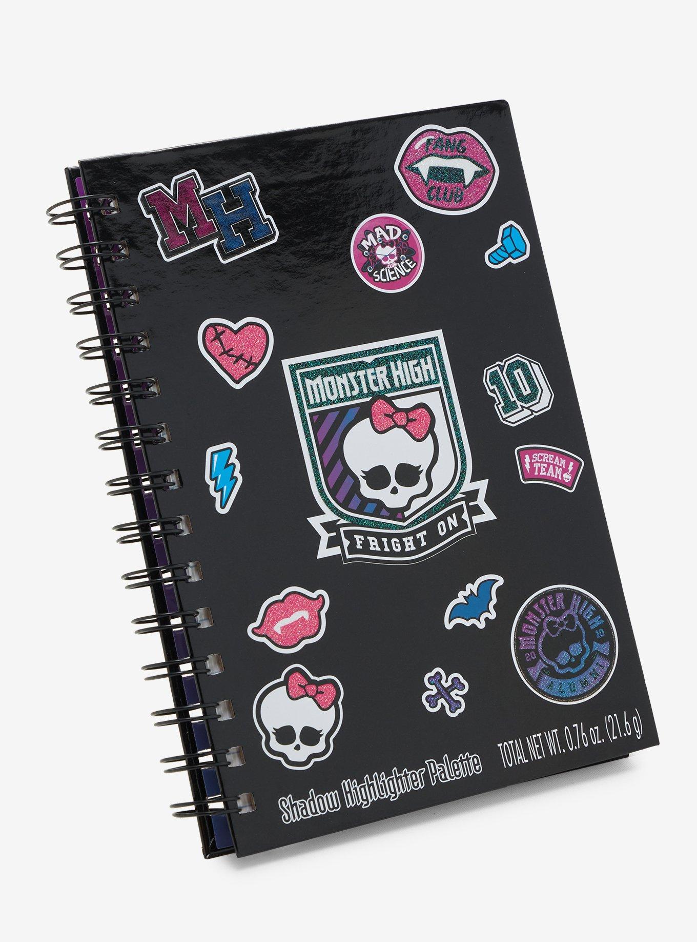Monster High Notebook Eyeshadow & Highlighter Palette | Hot Topic