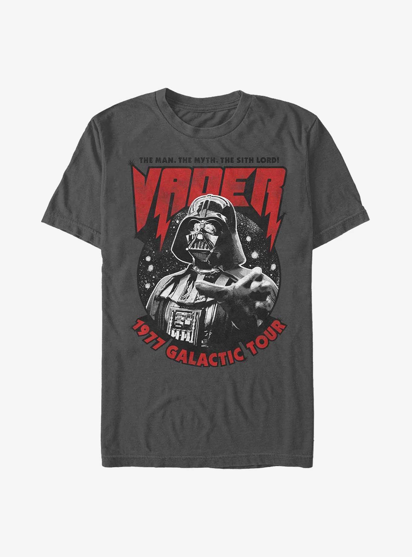 Star Wars Vader Sith Lord Galactic Tour T-Shirt - GREY | BoxLunch