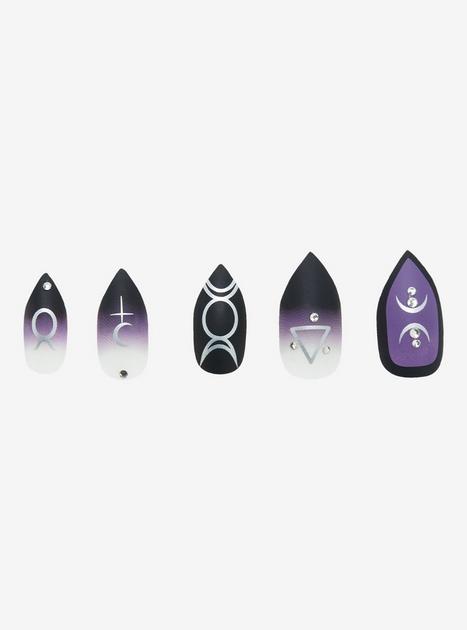 Blackheart Witchy Faux Nails Set | Hot Topic