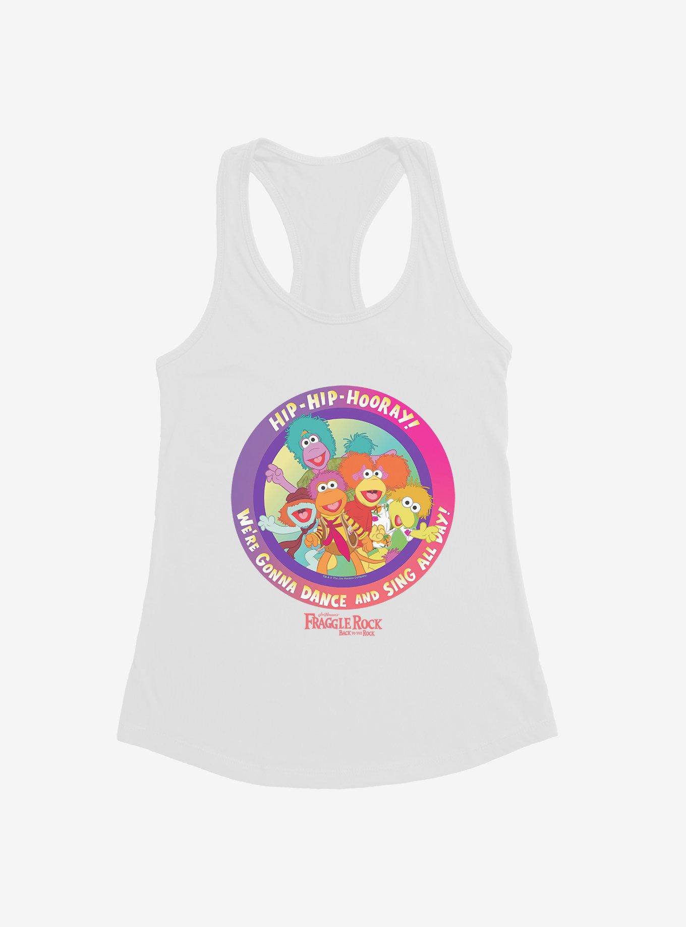 Fraggle Rock Back To The Rock Dance And Sing All Day! Girls Tank ...