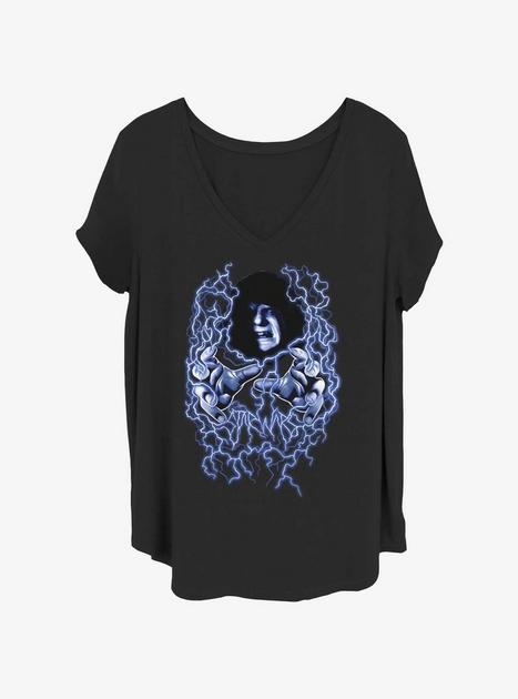 Star Wars Lord Sidious Girls T Shirt Plus Size Black Hot Topic