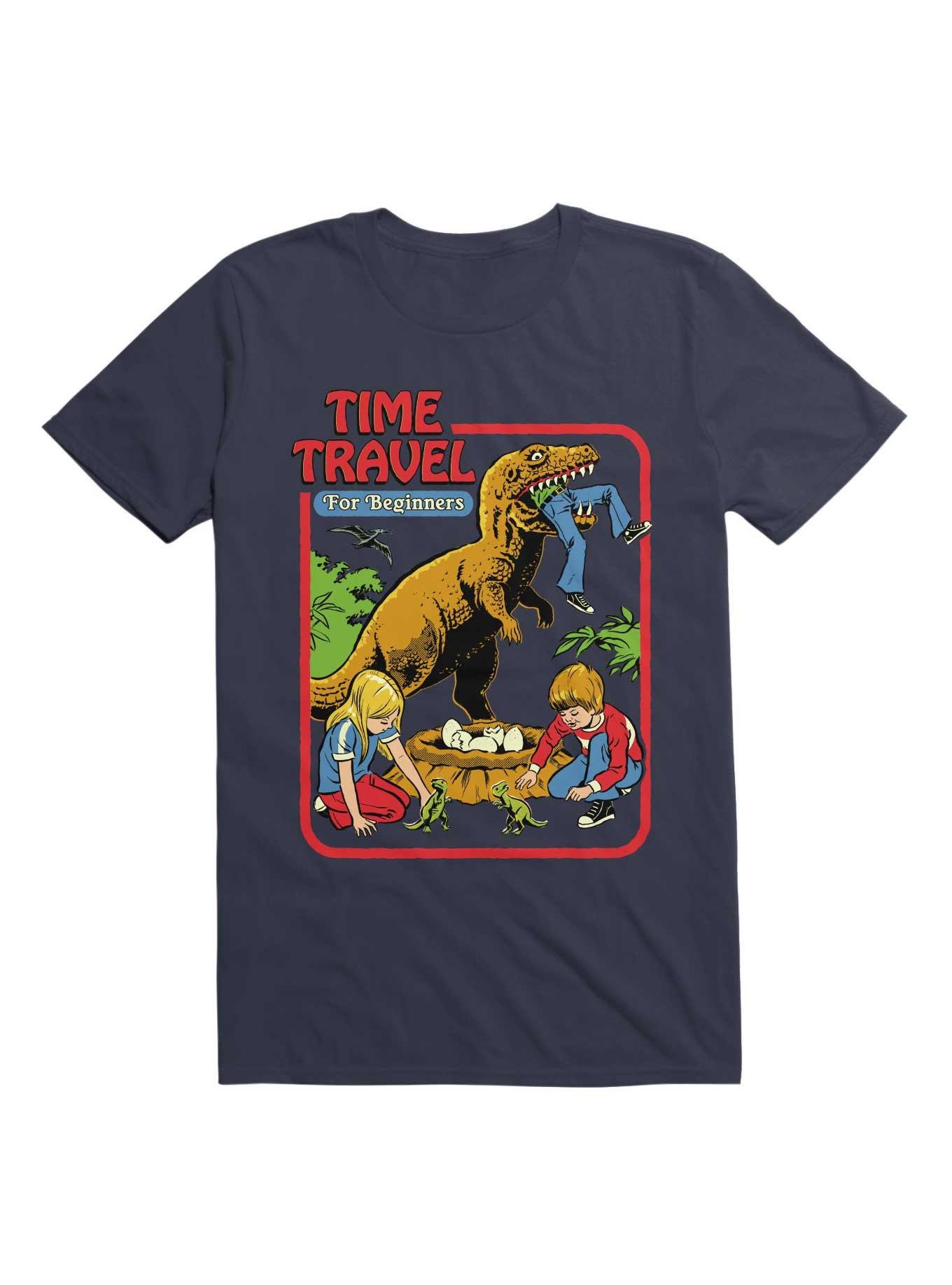 Time Travel For Beginners T-Shirt By Steven Rhodes - BLUE | Hot Topic