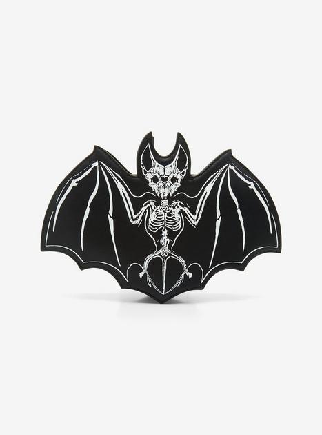 Bat Skeleton Glow-In-The-Dark Crossbody Bag | Hot Topic