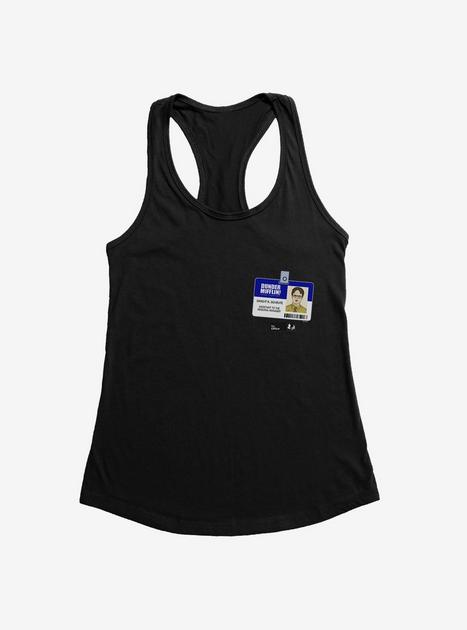 The Office Dwight Badge Girls Tank | Hot Topic