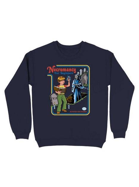 Necromancy for Beginners Sweatshirt By Steven Rhodes - BLUE | Hot Topic