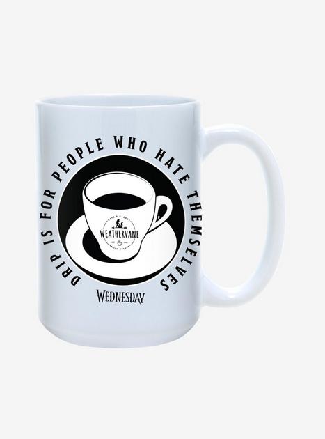 Wednesday Weathervane Drip Coffee Mug 15oz - WHITE | Hot Topic