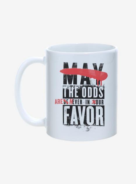 Hunger Games The Odds Are Never In Our Favor Mug 11oz - WHITE | Hot Topic