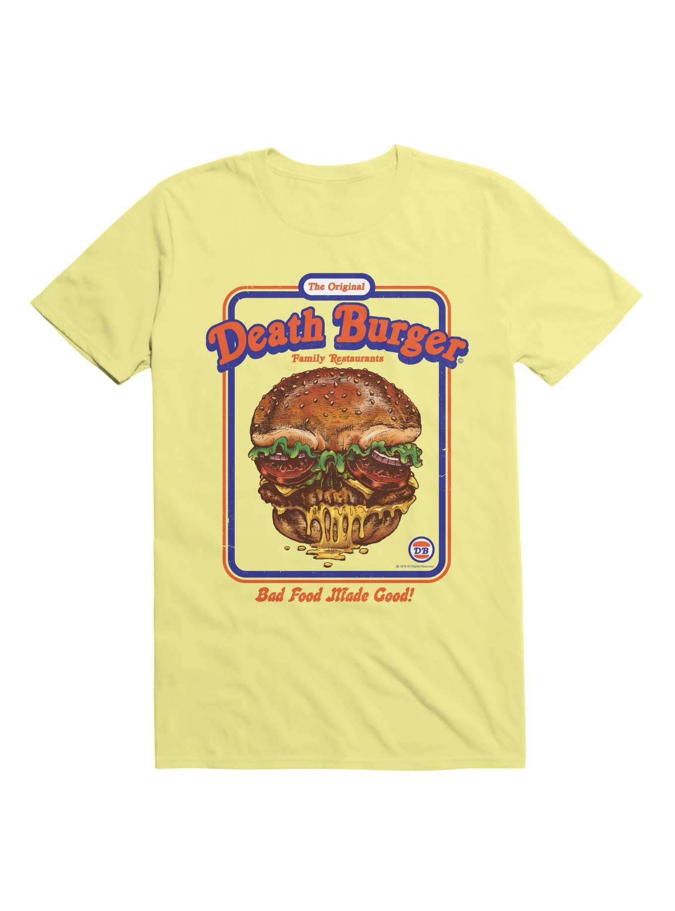 Death Burger T-Shirt By Steven Rhodes | Hot Topic