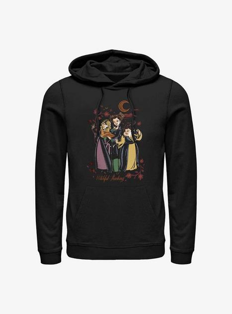 Disney Hocus Pocus 2 Witchful Thinking Sisters Hoodie - BLACK | BoxLunch