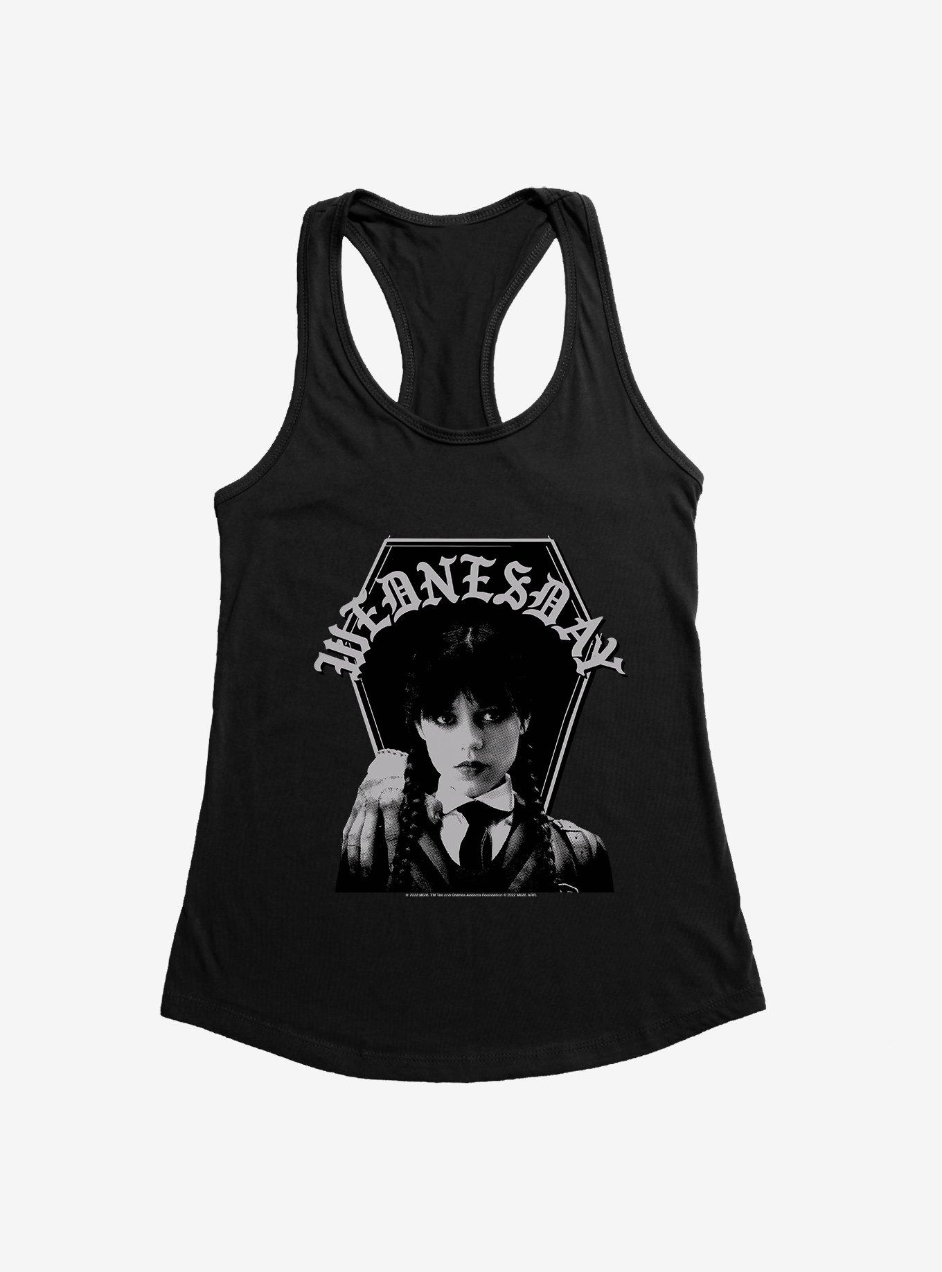 Wednesday Thing And Wednesday Portrait Girls Tank - BLACK | Hot Topic
