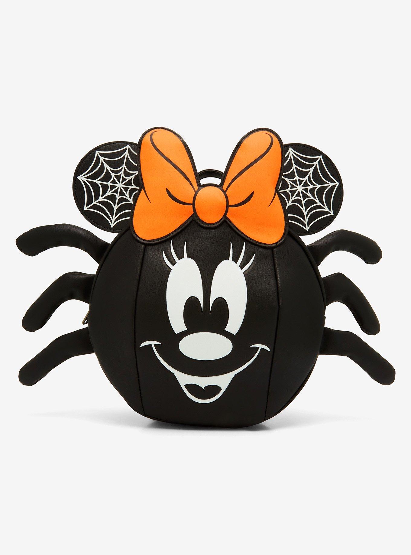 Loungefly Disney Minnie Mouse Spider Figural Glow-in-the-Dark Mini ...