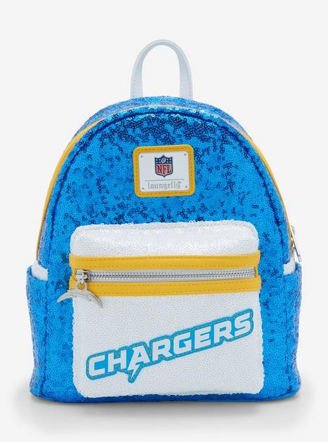 Loungefly NFL Los Angeles Chargers Sequin Mini Backpack | BoxLunch