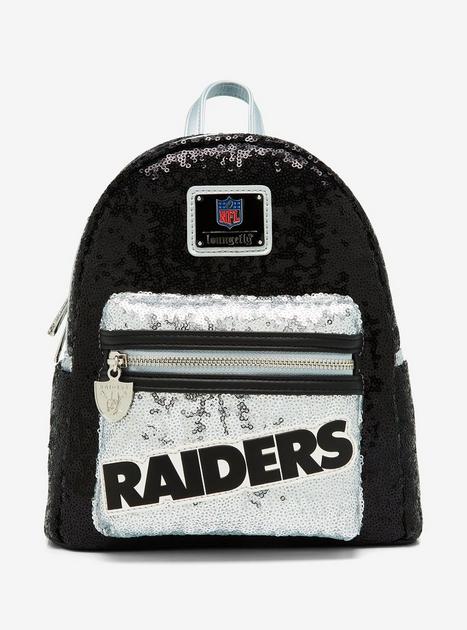 Loungefly NFL Las Vegas Raiders Sequin Mini Backpack | BoxLunch