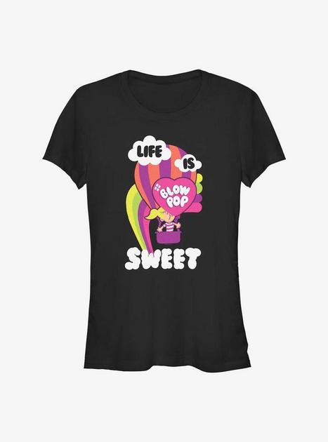 Tootsie Roll Life Is Sweet Girls T-Shirt - BLACK | Hot Topic