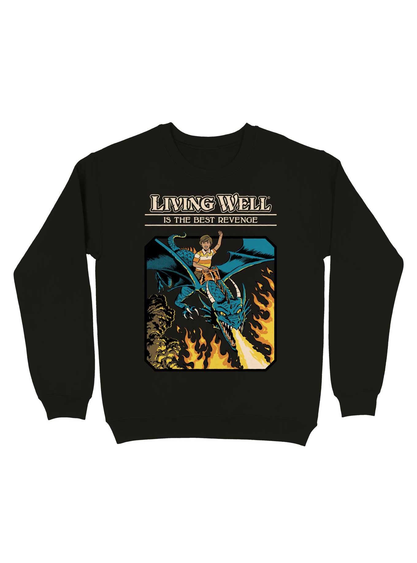 Living Well Sweatshirt By Steven Rhodes | Hot Topic