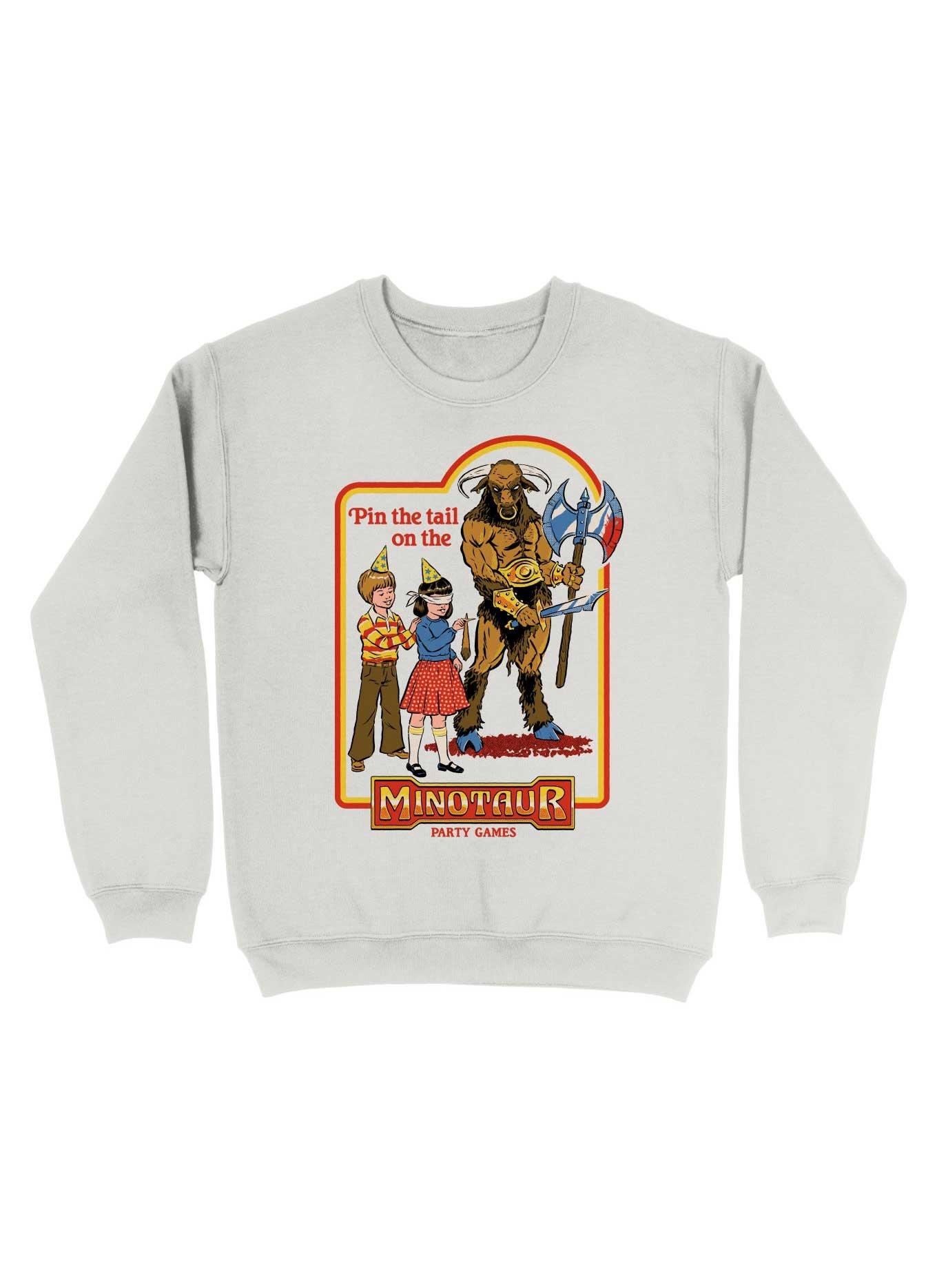 Pin the Tail on the Minotaur Sweatshirt By Steven Rhodes | Hot Topic