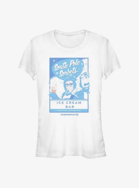 Overwatch 2 Mei Ice Cream Bar Girls T-Shirt - WHITE | Hot Topic