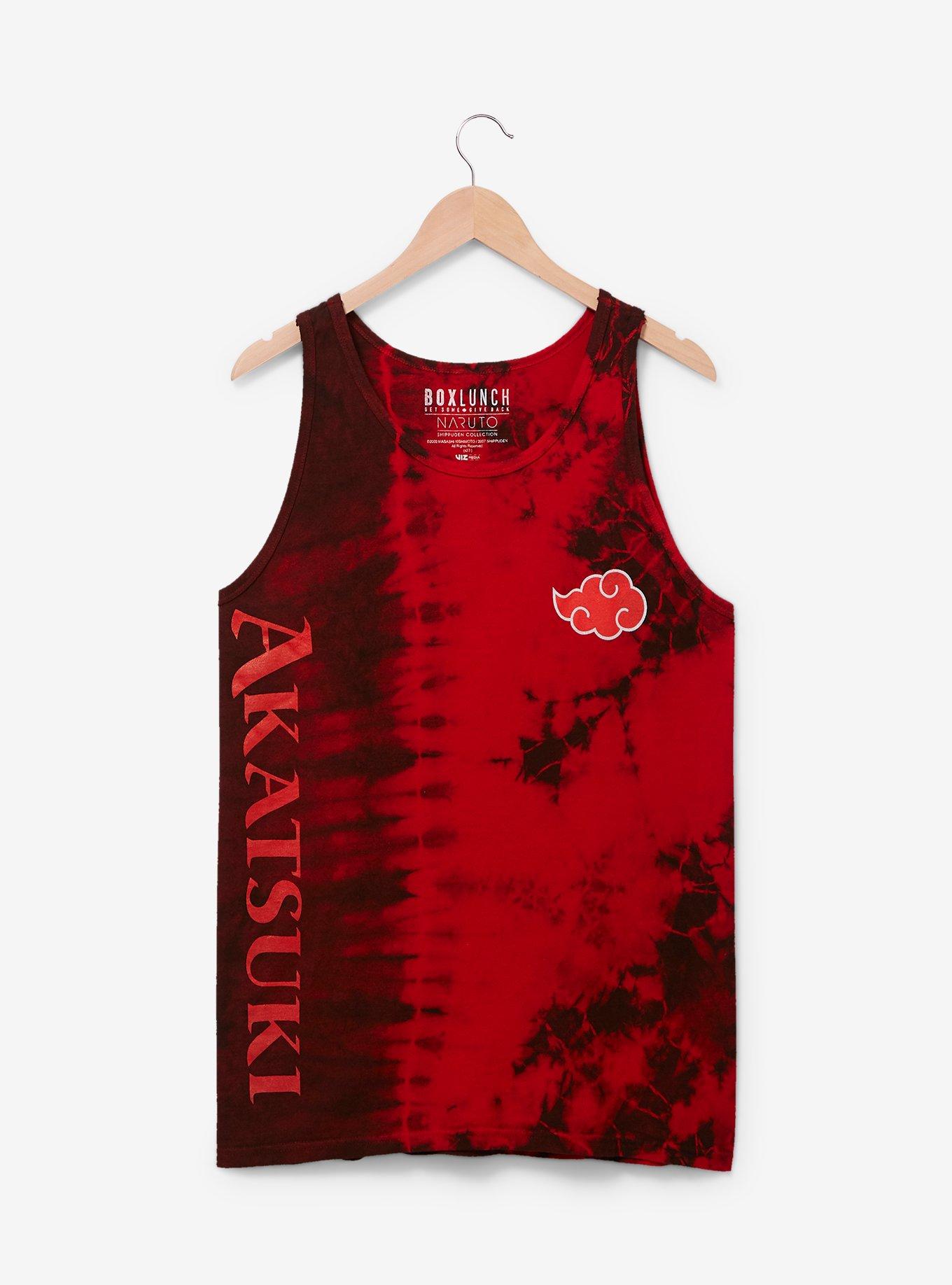 Naruto Shippuden Akatsuki Split-Dye Tank Top - BoxLunch Exclusive ...