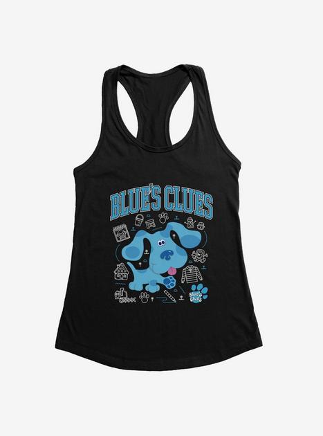 Blue's Clues Collegiate Font Icons Womens Tank Top | BoxLunch