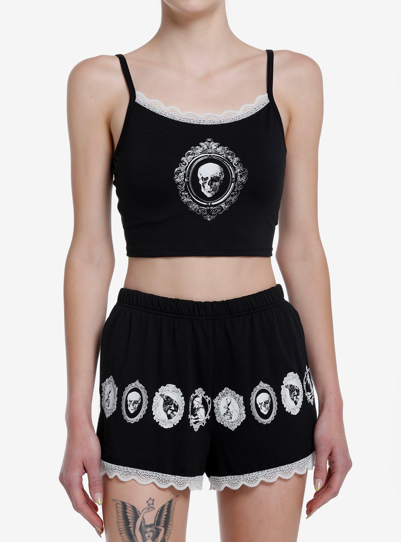 Skull Raven Cameo Girls Lounge Set | Hot Topic