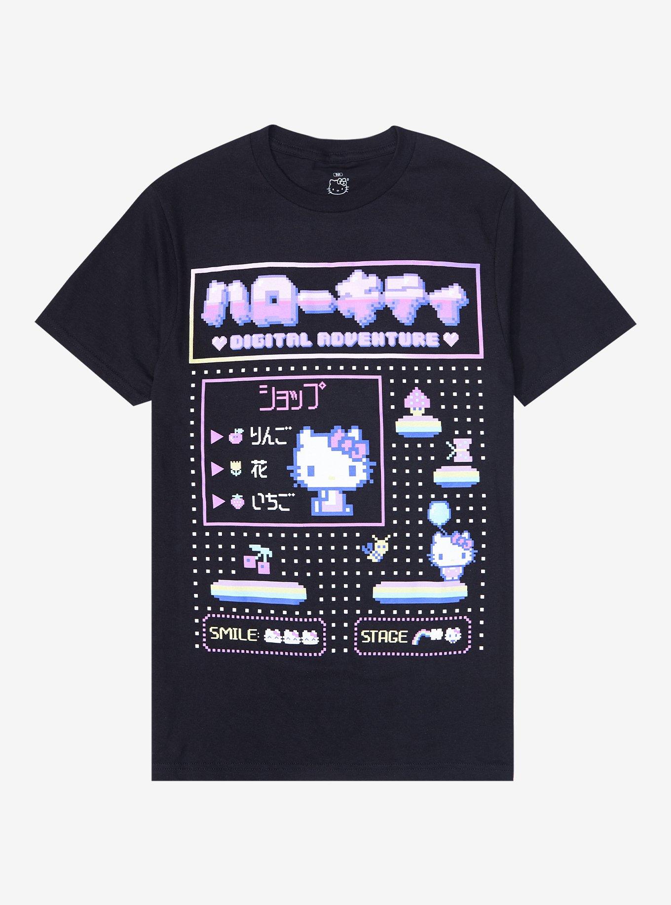 Hello Kitty 8-Bit Game Boyfriend Fit Girls T-Shirt | Hot Topic