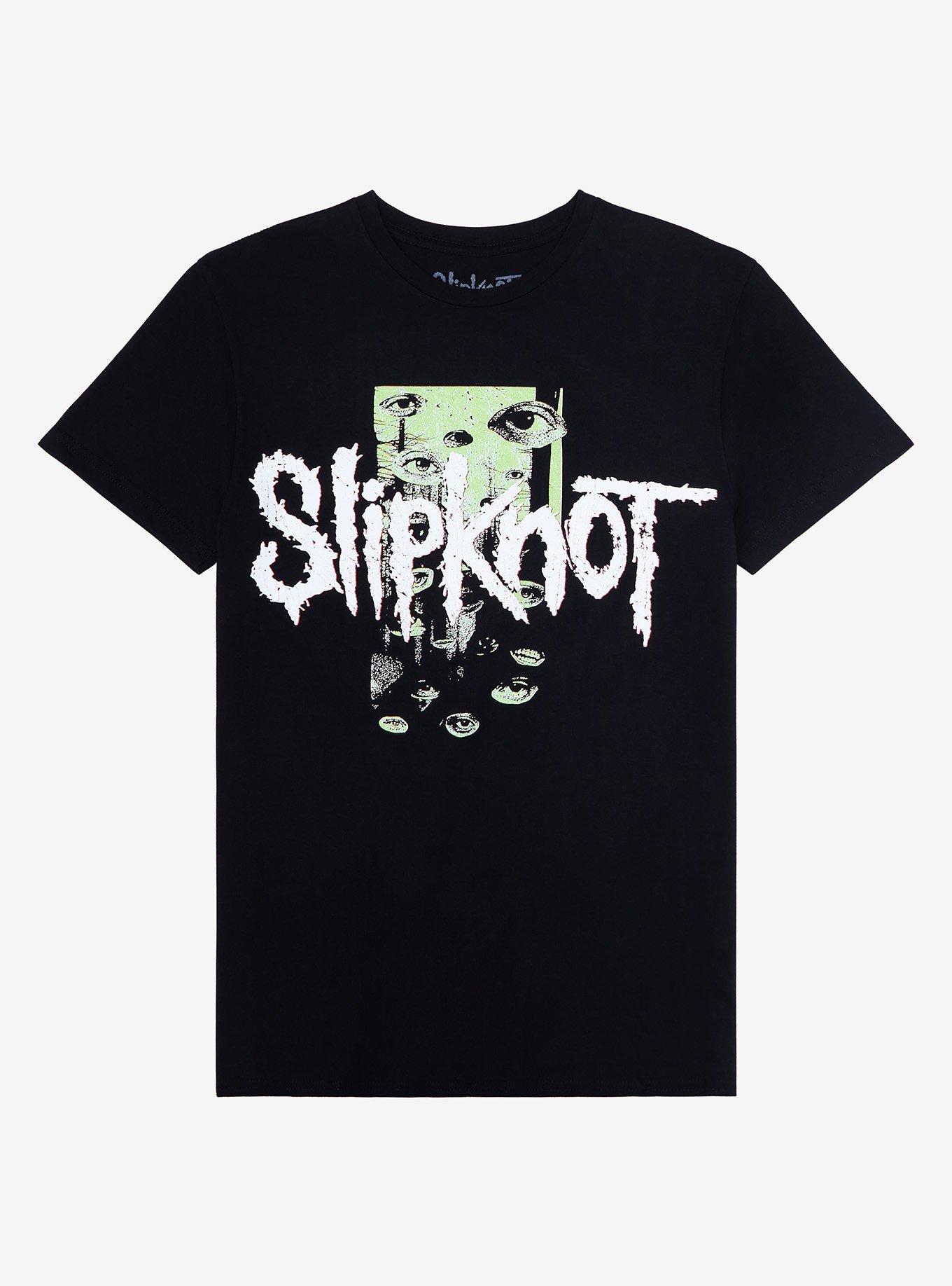Slipknot Doll Heads & Eyes Boyfriend Fit Girls T-Shirt | Hot Topic