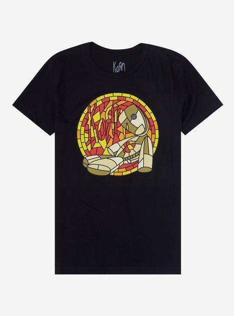 Korn Stained Glass Boyfriend Fit Girls T-Shirt | Hot Topic