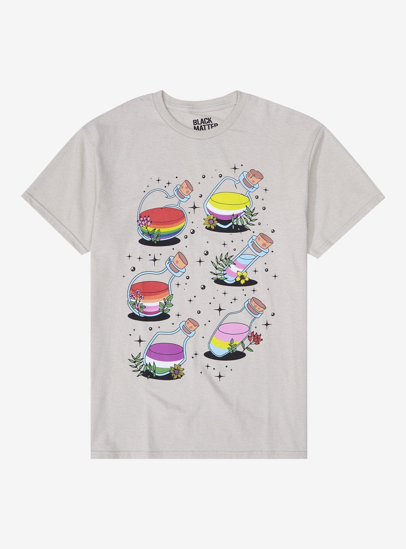 Pride Potion Bottles Boyfriend Fit Girls T-Shirt | Hot Topic