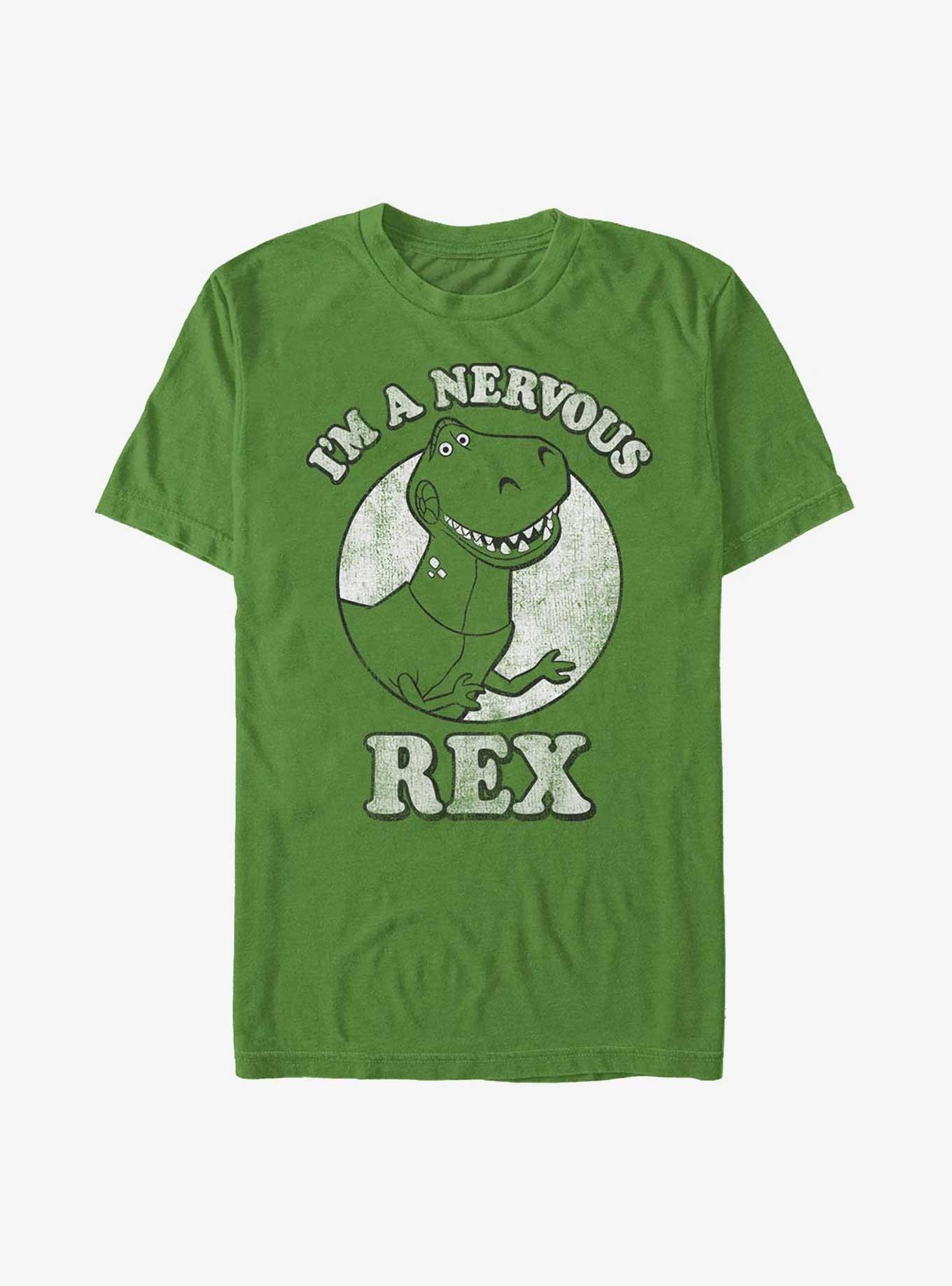 Disney Pixar Toy Story I'm A Nervous Rex T-Shirt - GREEN | Hot Topic
