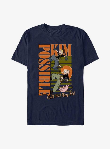 Disney Kim Possible Kim, Ron, & Rufus Poster T-Shirt - BLUE | Hot Topic
