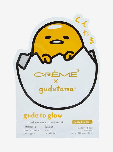 The Creme Shop X Gudetama Gude To Glow Face Mask | Hot Topic