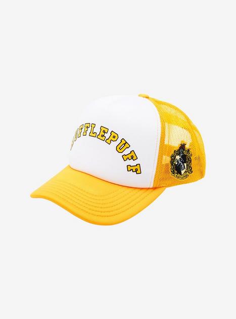 Harry Potter Hufflepuff Collegiate Trucker Cap - BoxLunch Exclusive ...