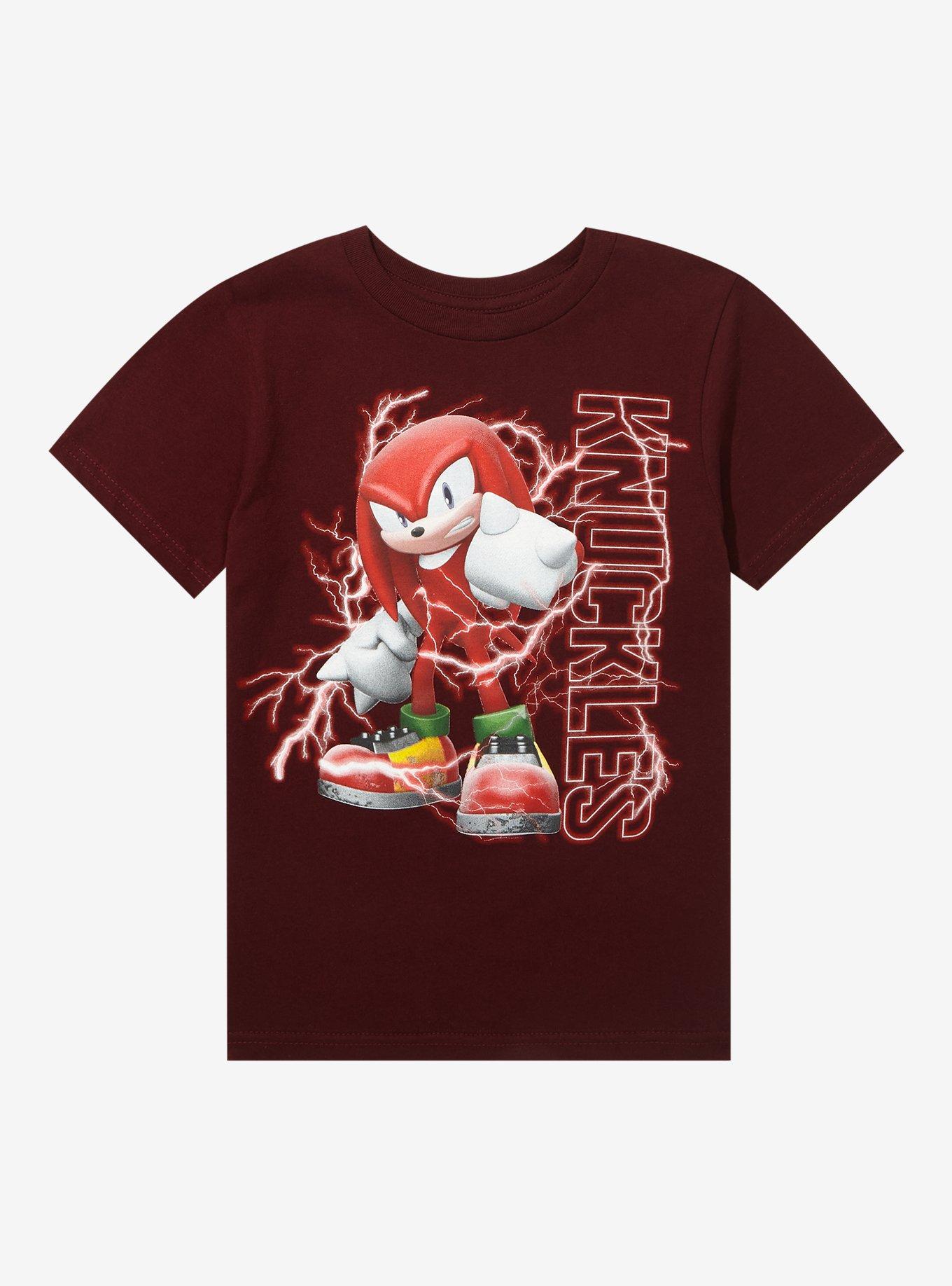 Sonic the Hedgehog Knuckles Lightning Portrait Youth T-Shirt - BoxLunch ...