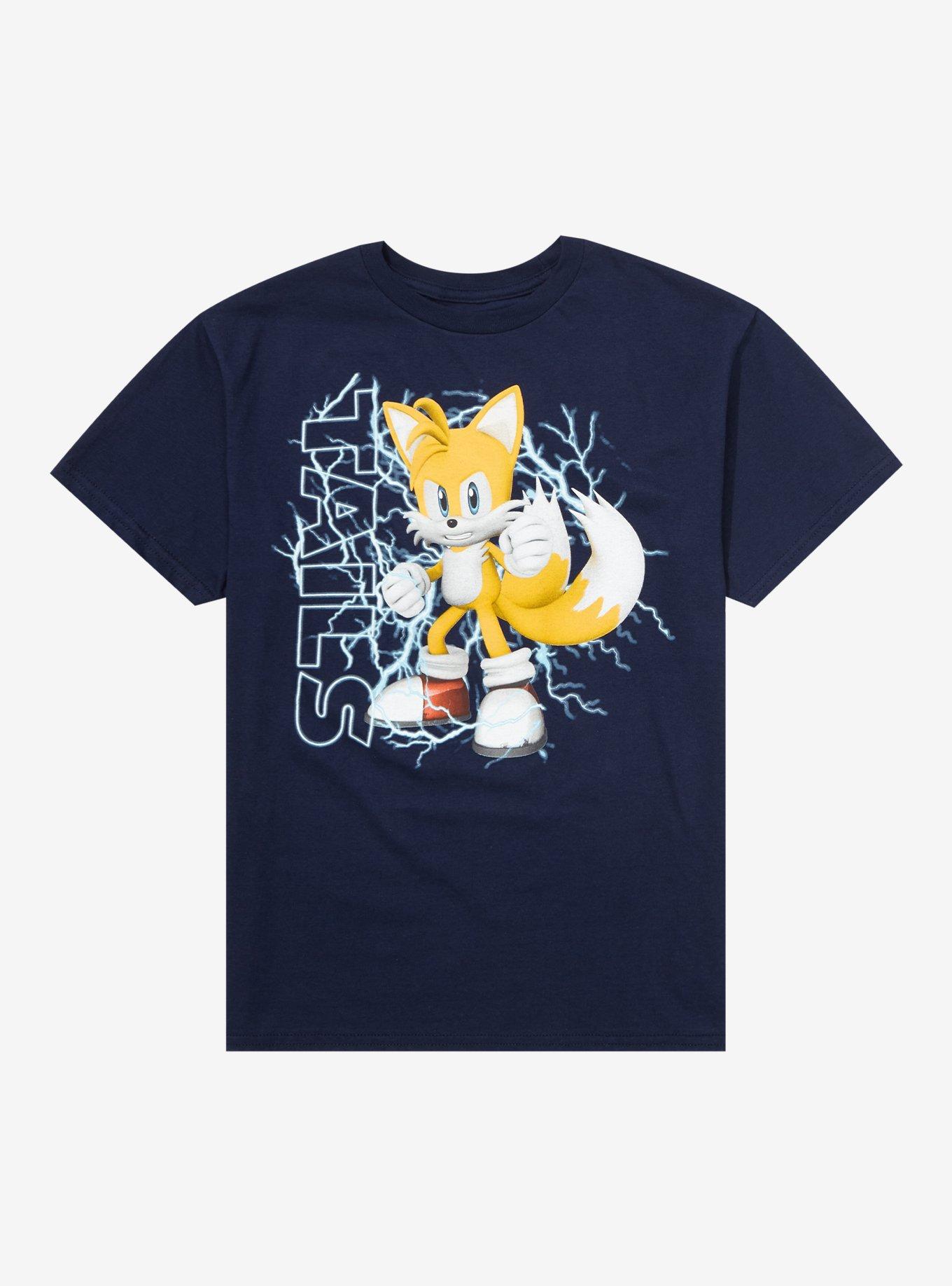 Sonic the Hedgehog Lightning Tails Portrait Youth T-Shirt - BoxLunch ...