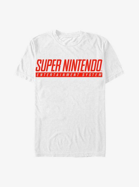 Nintendo Super Nintendo Logo T-Shirt - WHITE | BoxLunch