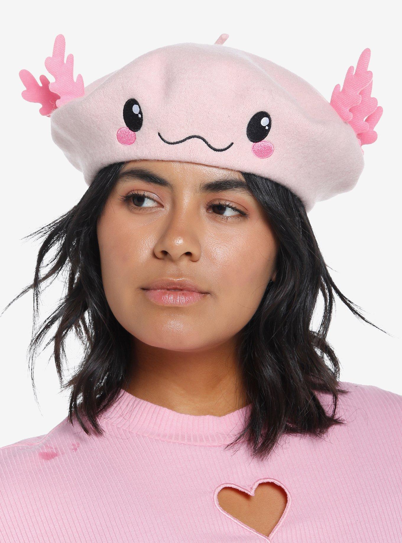 Pink Axolotl Figural Beret | Hot Topic