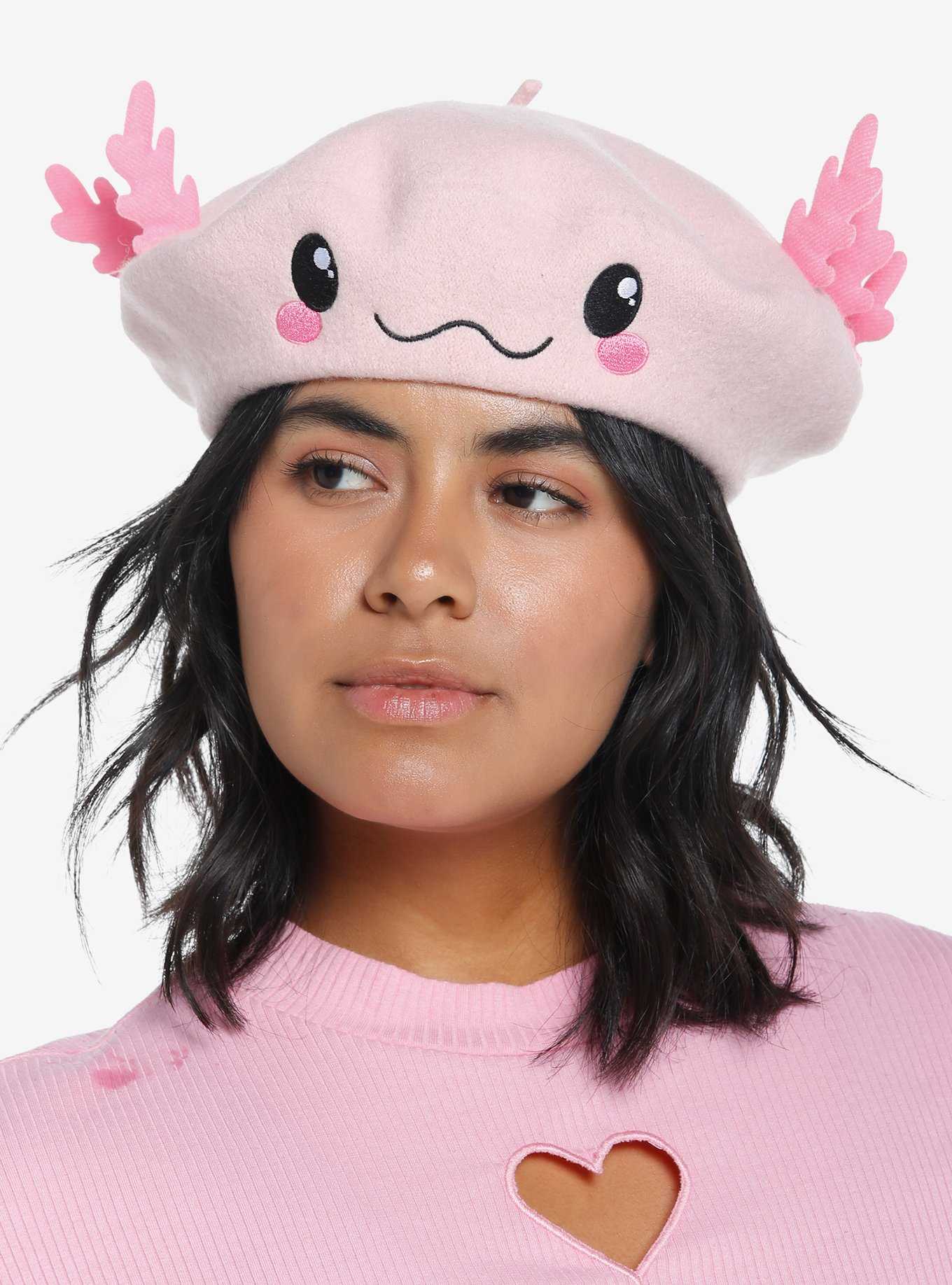 Pink Axolotl Figural Beret | Hot Topic