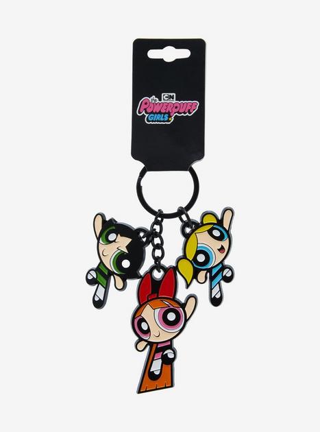 The Powerpuff Girls Figural Multi-Charm Keychain - BoxLunch Exclusive ...