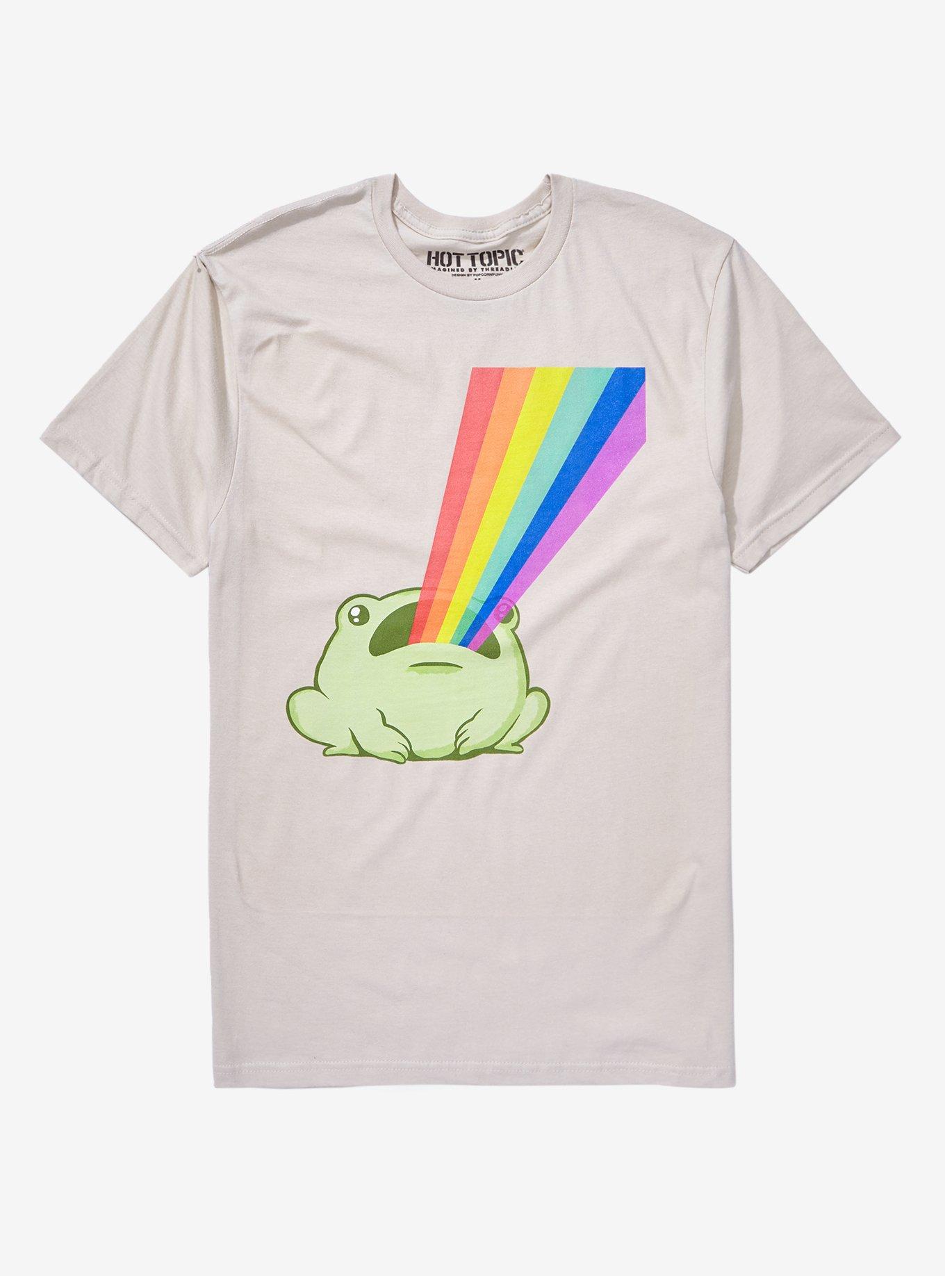 Rainbow Ribbit Frog T-Shirt By Popcorn Punk | Hot Topic